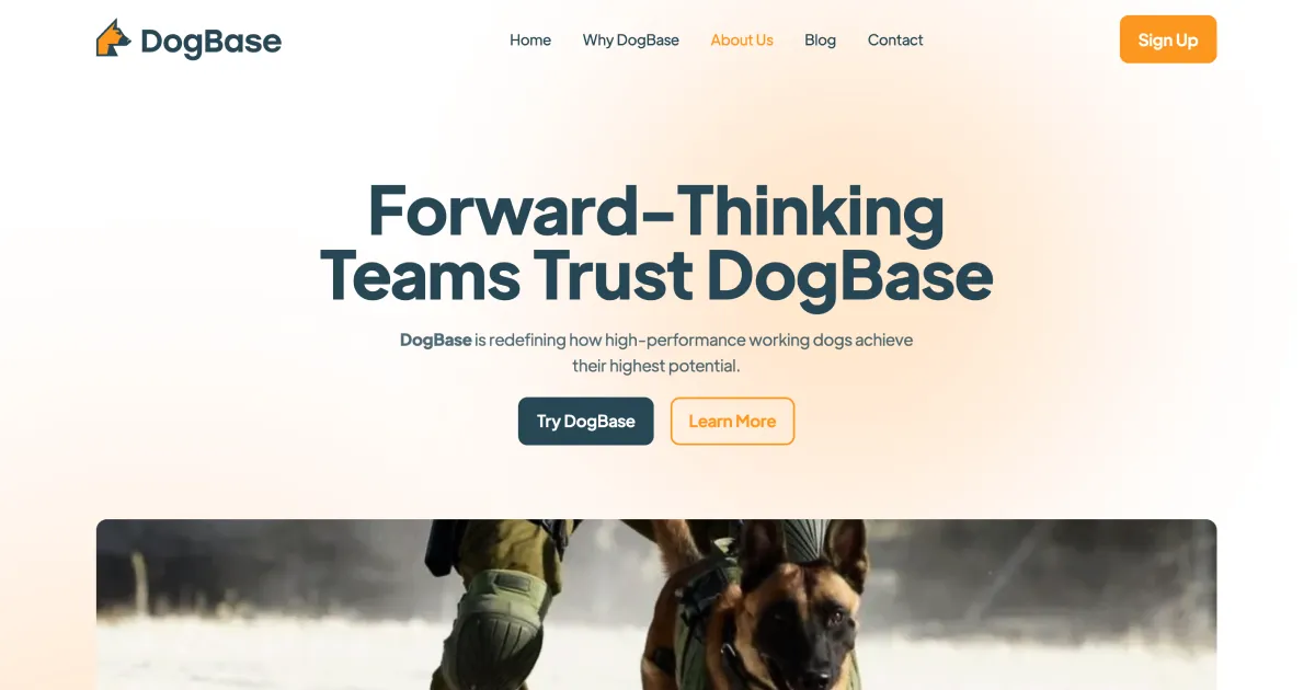 About DogBase - Why Forward-Thinking Teams Trust DogBase
